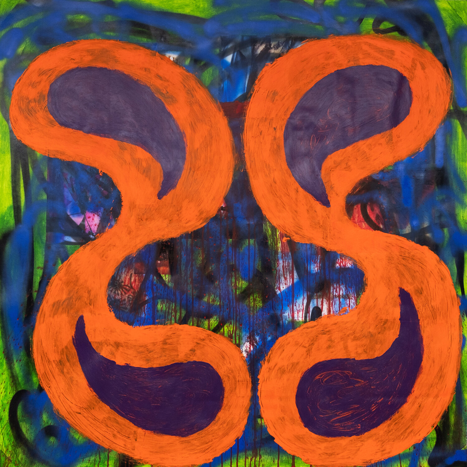 Transfer de Alexander Ikhide (2023) : Peinture Acrylique, Collage sur ...