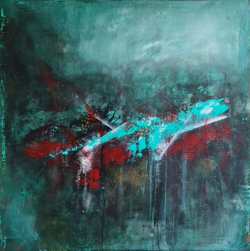 Triumph der Stille by Inna Grigorov (2023) : Painting Acrylic, Spray ...