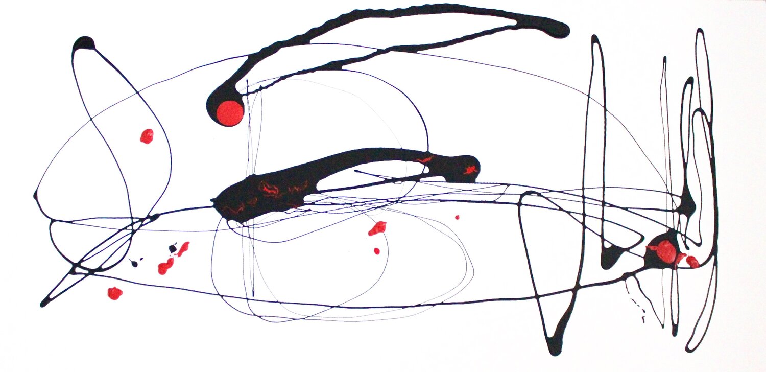 Deep Sea III by Julia Pust (2025) : Painting Acrylic, Lacquer on Canvas ...