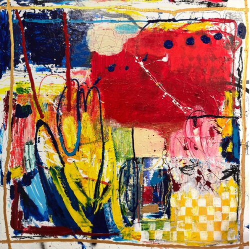 Primary’s Playdate by Jemar Michael (2024) : Painting Acrylic, Oil ...