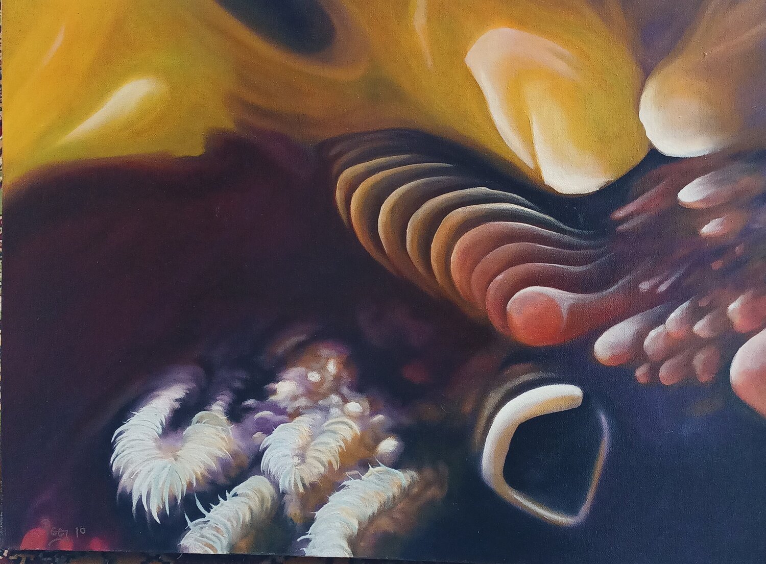 In the deep de Peej (2010): Pintura Óleo en Lienzo - Singulart