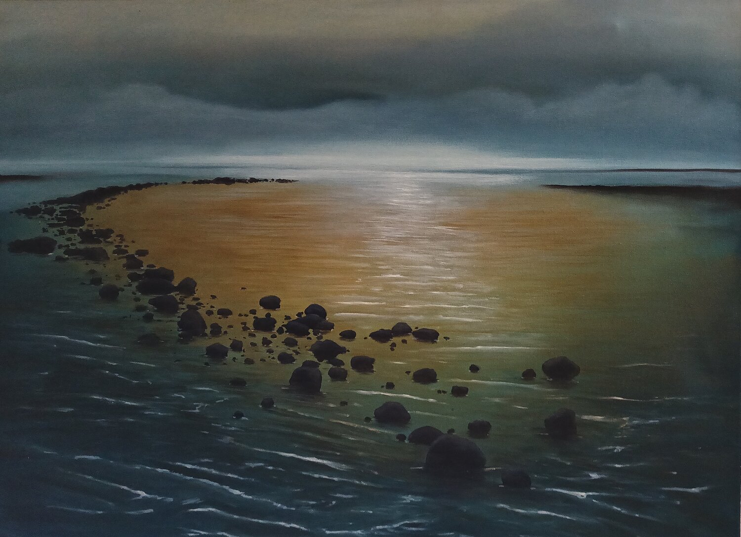 Low tide de Peej (2012): Pintura Óleo en Lienzo - Singulart