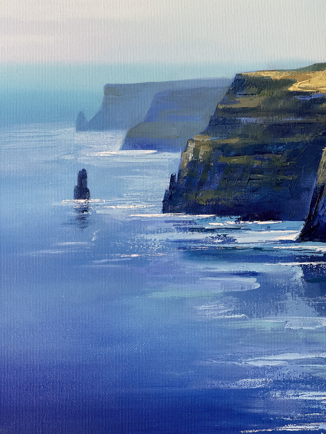Wild Coast of Ireland by Sumarokov Vladimir (2024) : Painting Oil on Canvas - Singulart