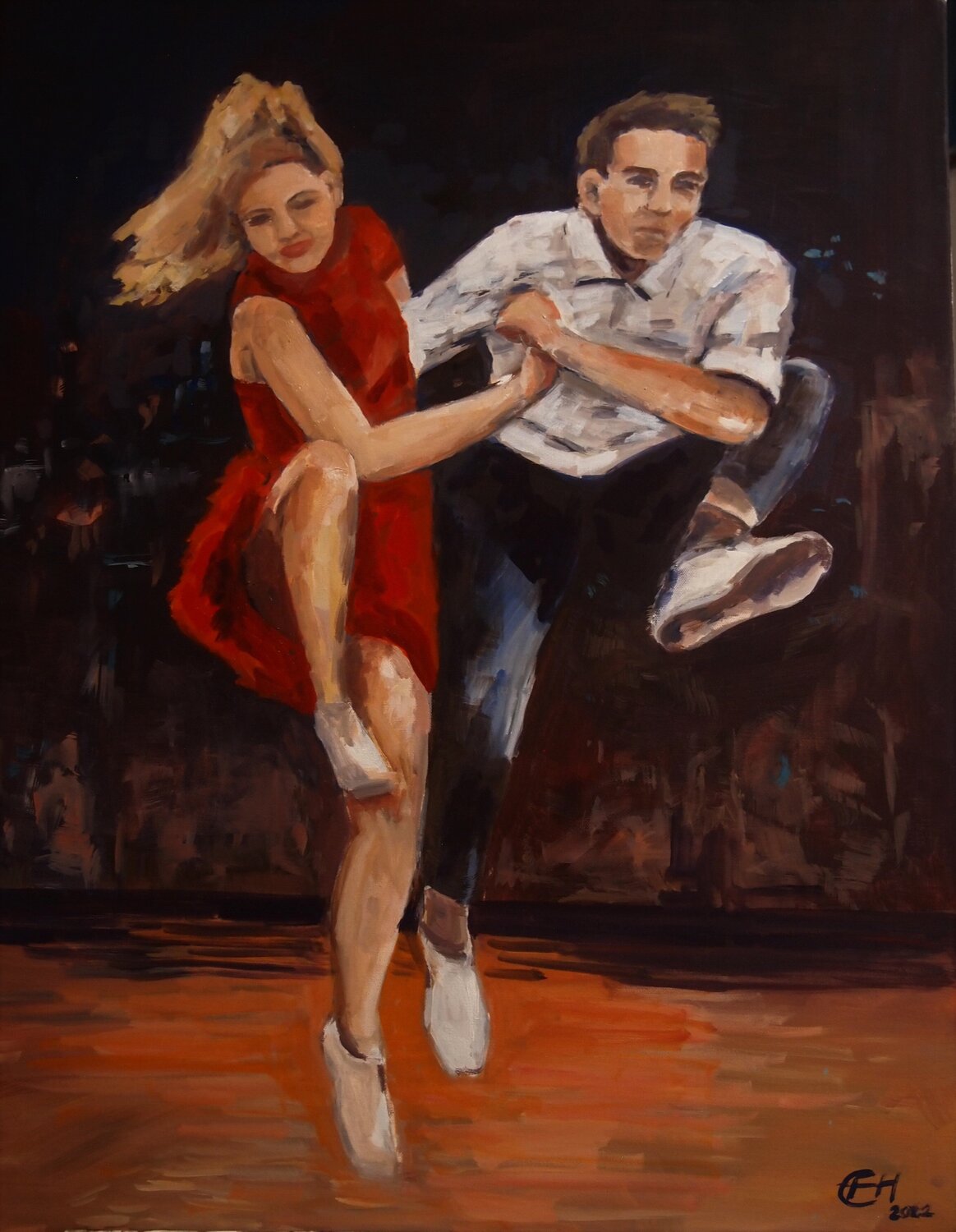 Boogie Time by Ellen Fasthuber-Huemer (2022) : Painting Oil on Canvas ...