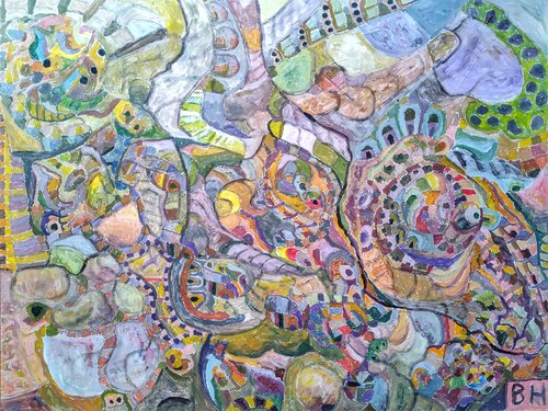 Calliope de Ben Hotchkiss (2024): Pintura Óleo en Tablero sintético ...