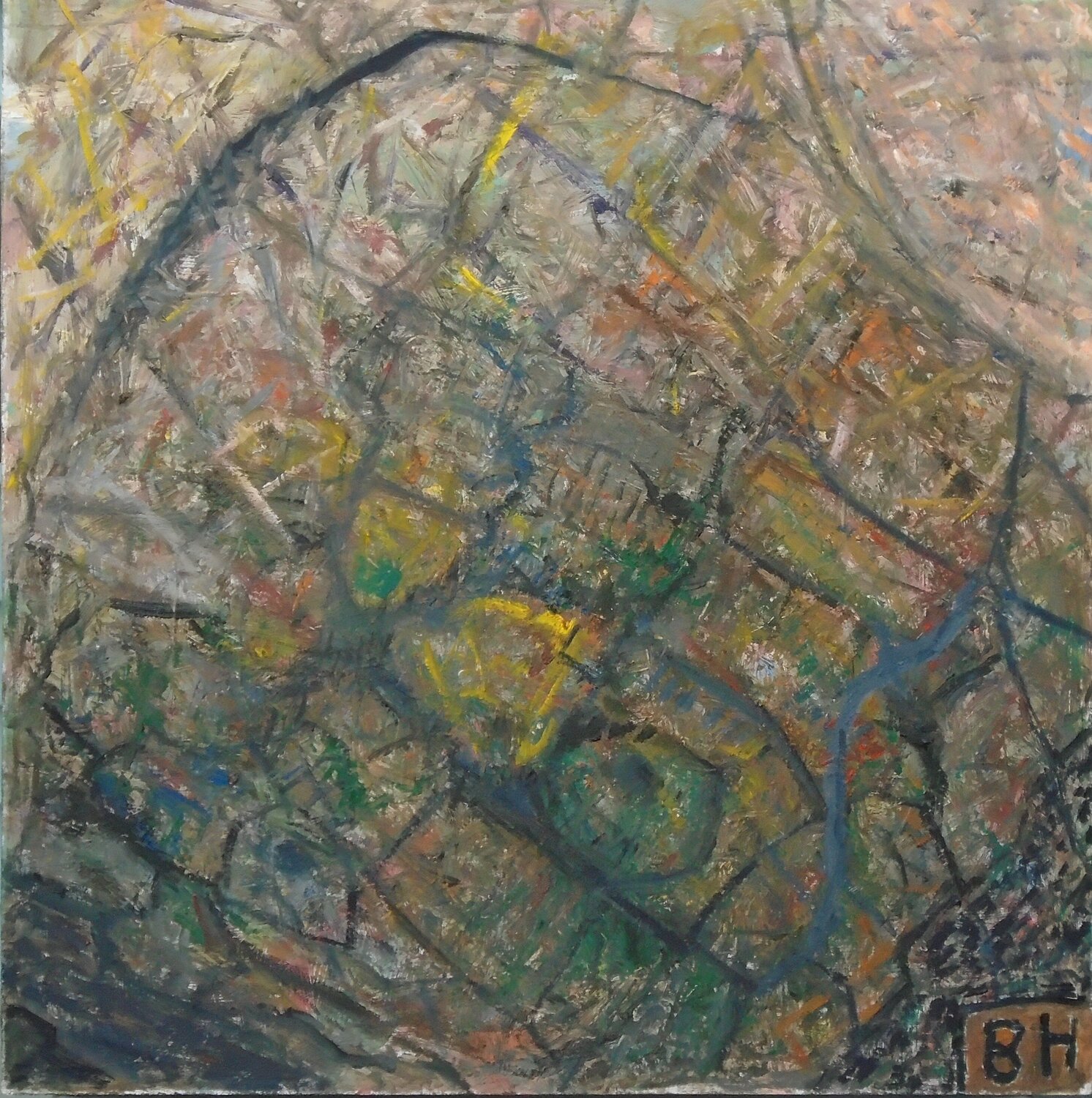 Subsoil by Ben Hotchkiss (2025) : Painting Oil on Synthetic board ...