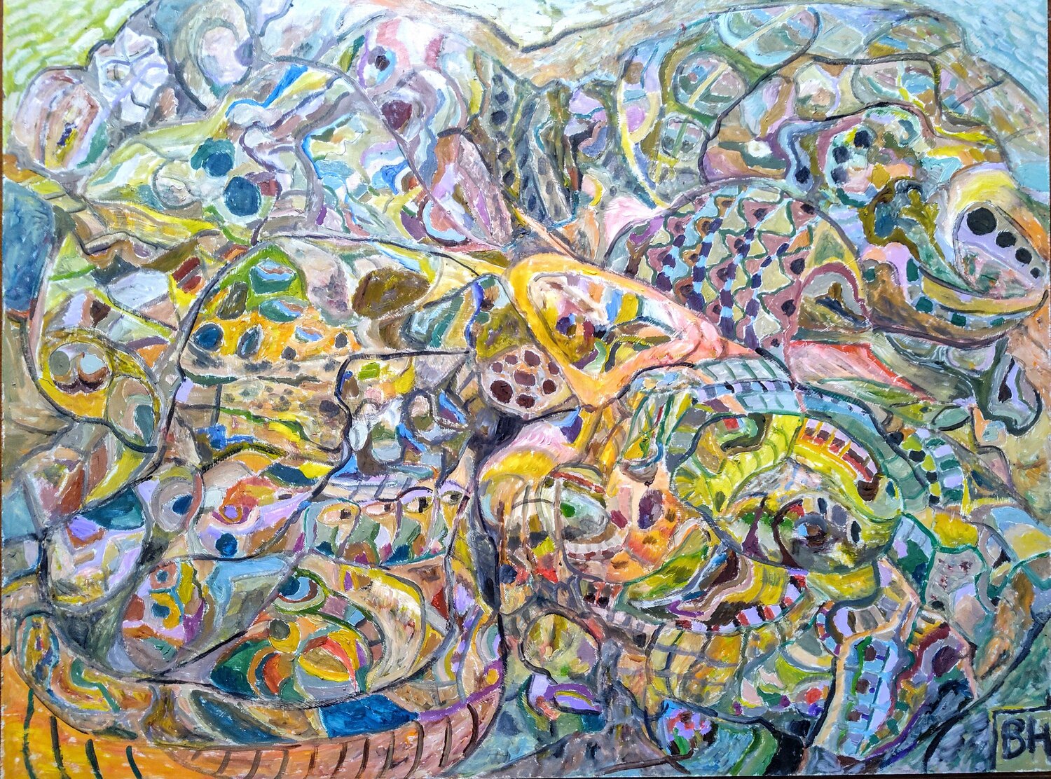 Rosetta de Ben Hotchkiss (2024) : Peinture Huile sur Panneau ...