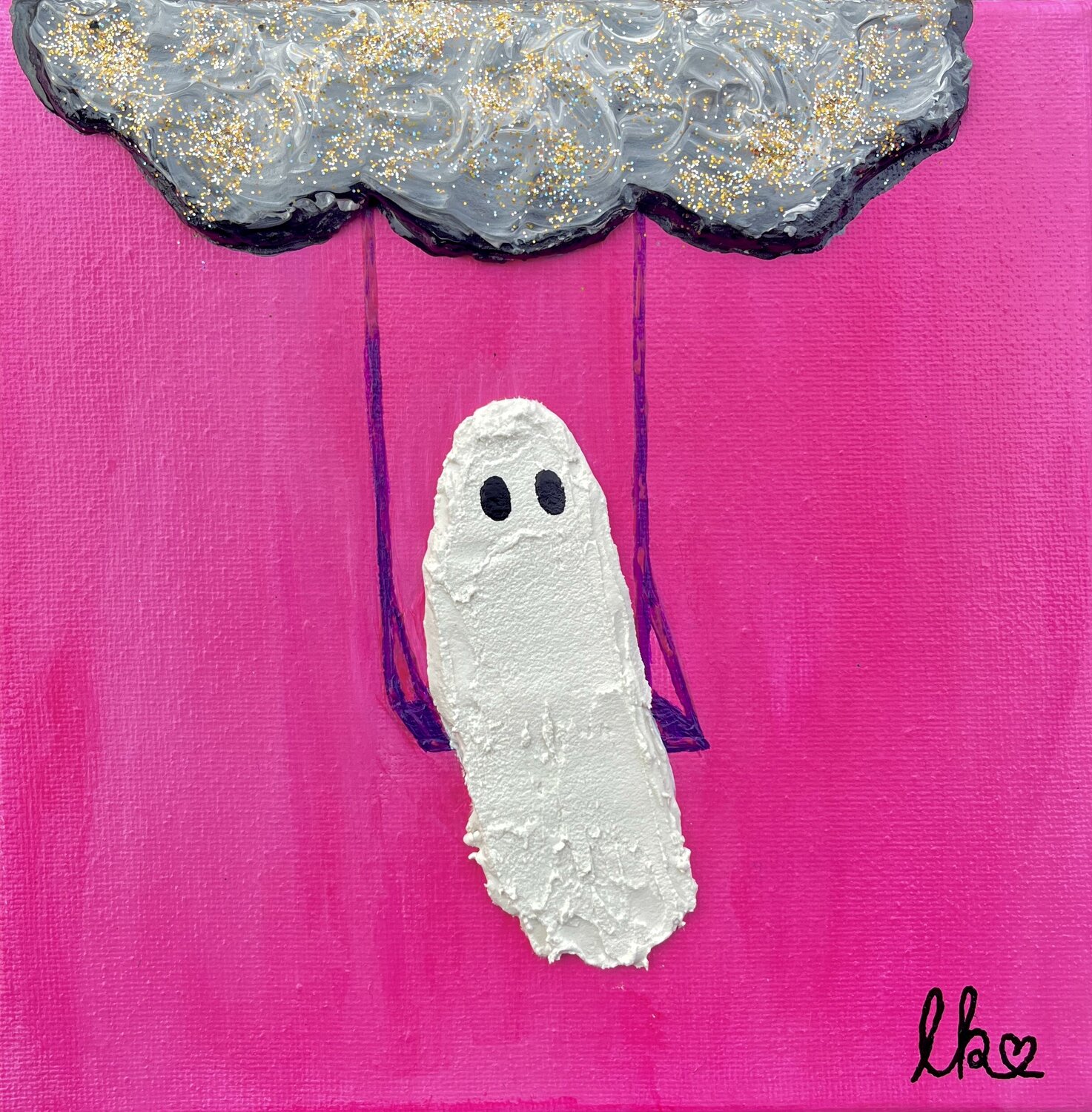 „Swinging Boo“ de Laura Isabel Koch (2025) : Peinture Acrylique sur ...