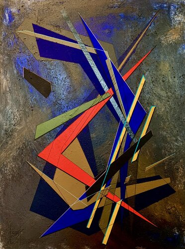 Instant cosmique by Sébastien ZANELLO (2025) : Painting Acrylic ...