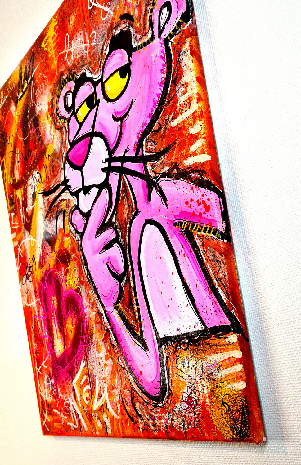 Urban Pop Pink Panther - Tableau Street Pop Art Panthère Rose Originale ...