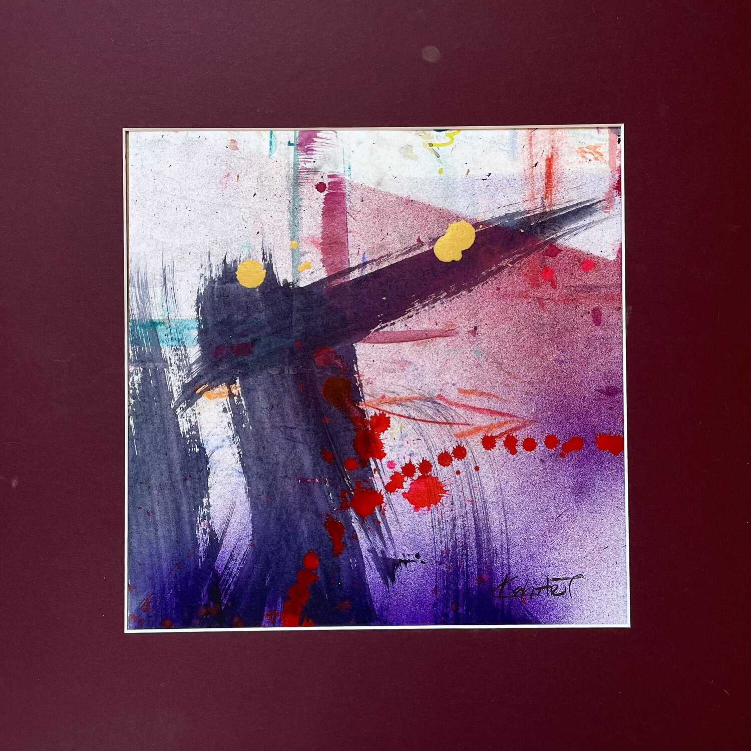 Rift Meridian M-04 by Katja Reichert (2024) : Painting Acrylic, Spray ...