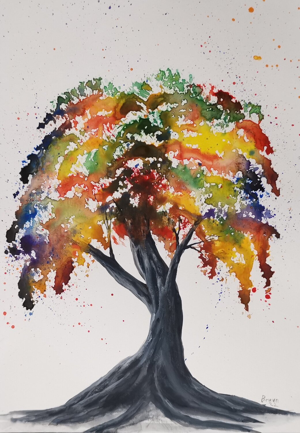 Watercolor Tree Of Life