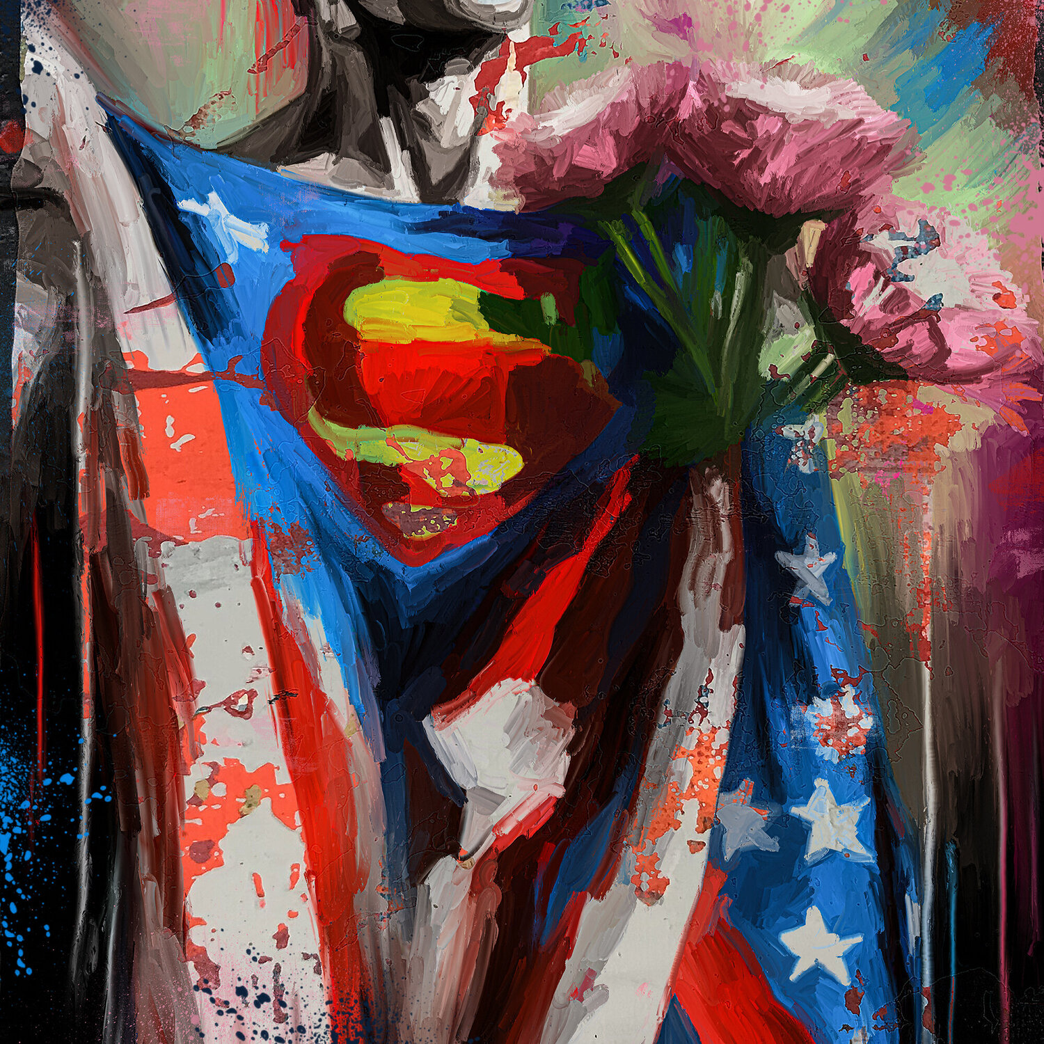 Superman Artwork Painting