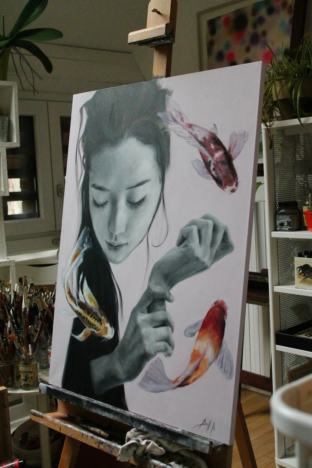 Lo stagno / The pond by Federica Belloli (2021) : Painting Acrylic on ...