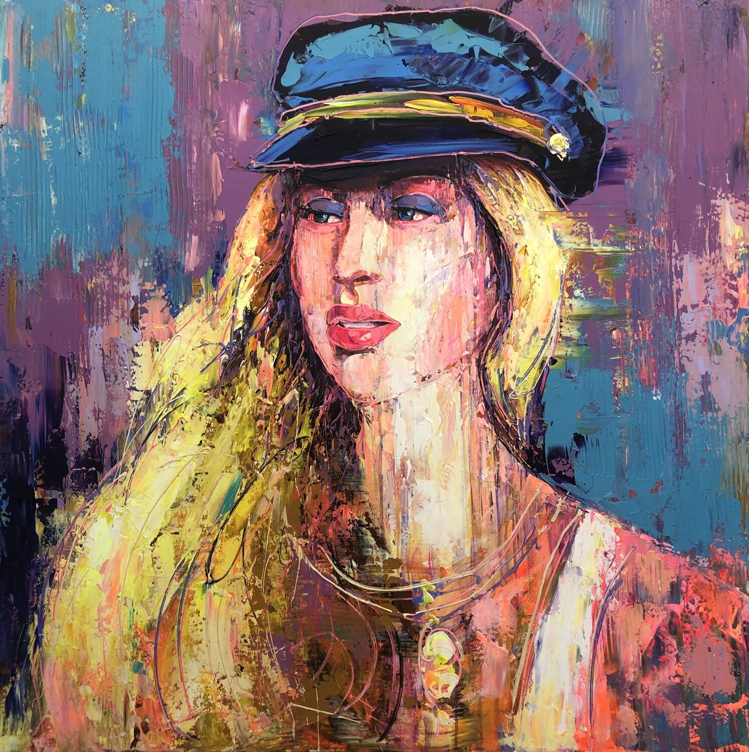 Captain of Silence by Mykola Zorin (2024) : Painting Acrylic, Oil on ...