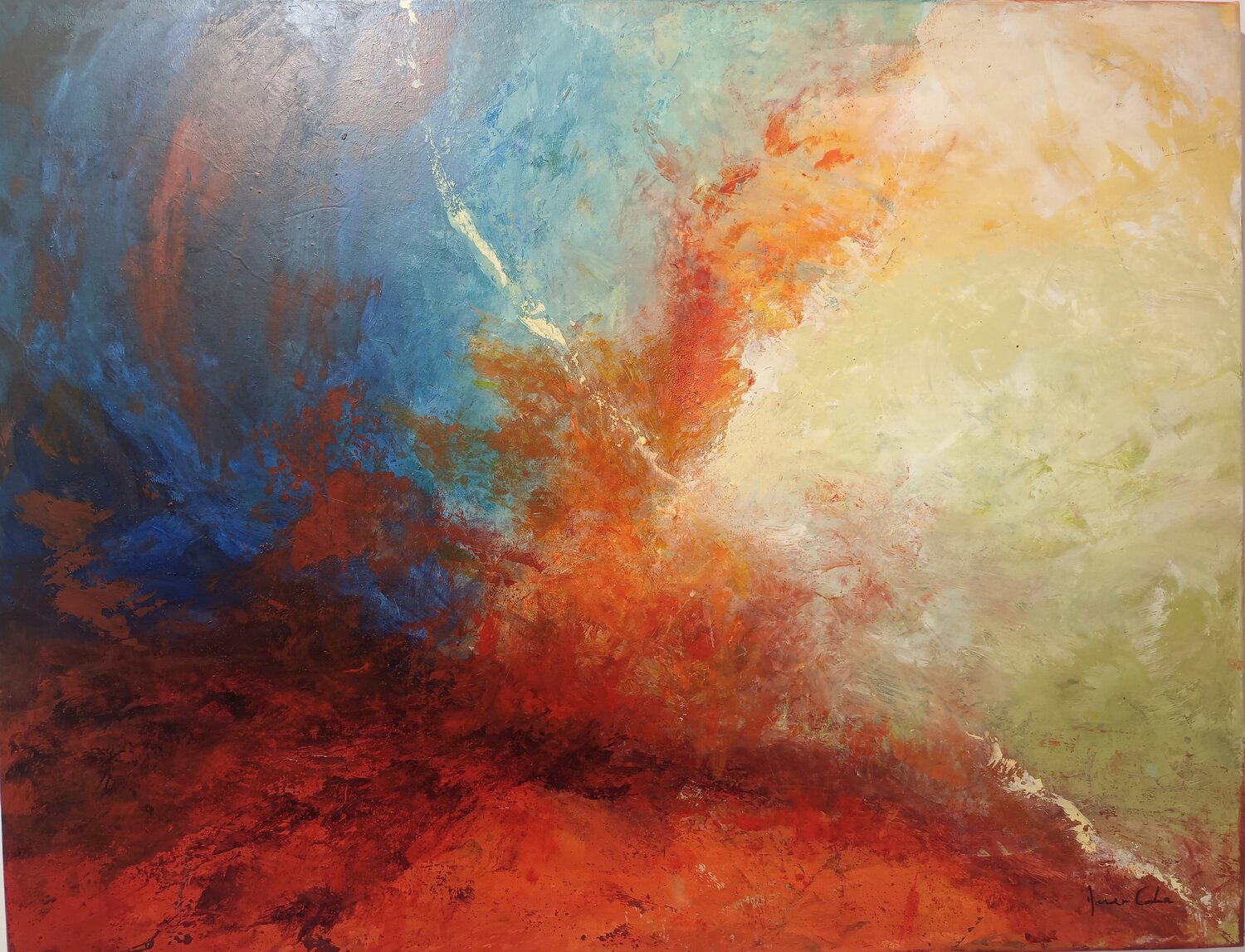 Destellos de Roser Caba (2024): Pintura Acrílico en Lienzo - Singulart