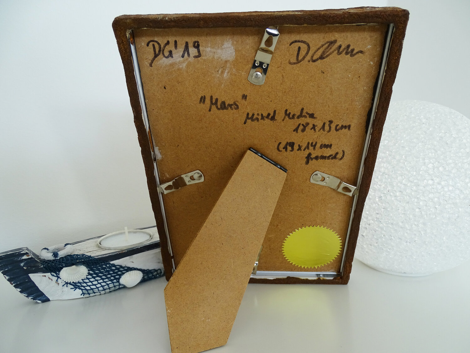 Mars by Doreen Gehrke (2019) : Painting Acrylic, Graphite on Cardboard ...