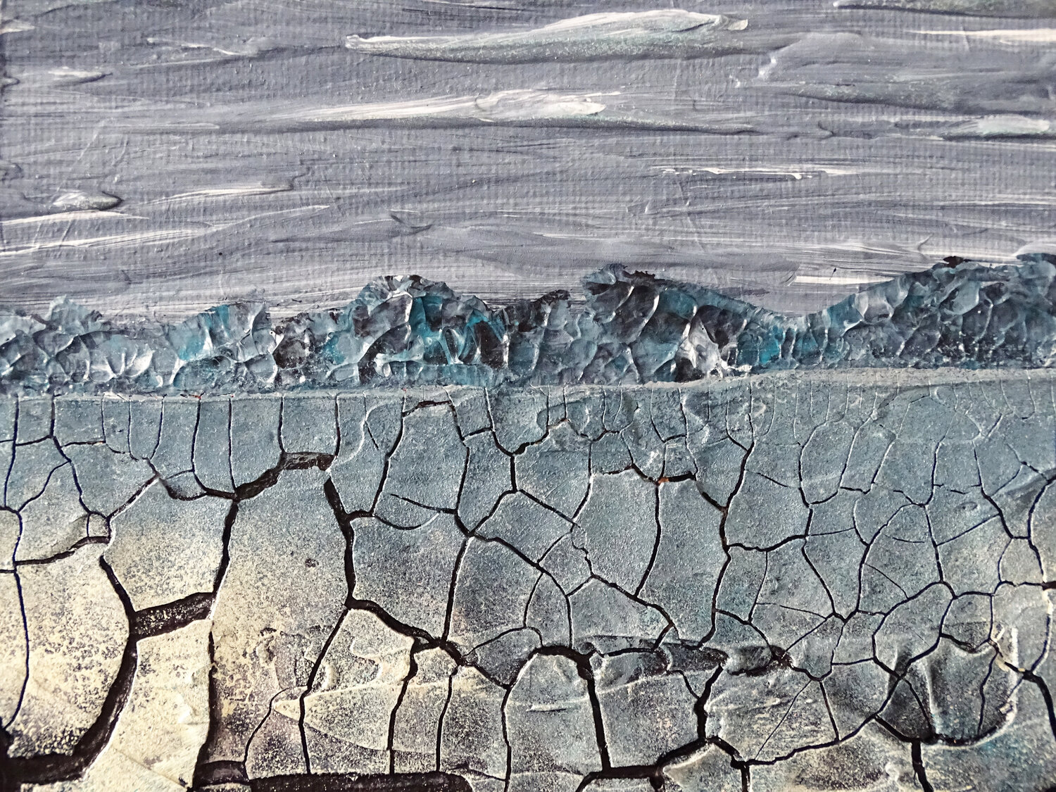 Broken Desert 2 by Doreen Gehrke (2023) : Painting Acrylic, Marble ...
