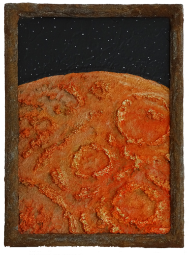 Mars by Doreen Gehrke (2019) : Painting Acrylic, Graphite on Cardboard ...