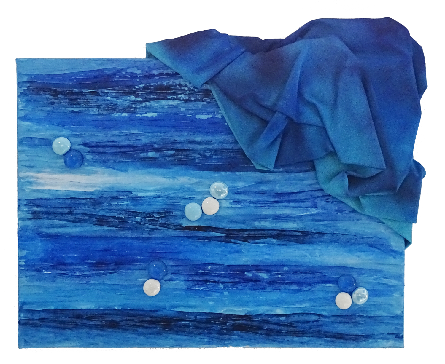 Between The Waves de Doreen Gehrke (2025): Pintura Acrílico, Tinta china en Lienzo - Singulart