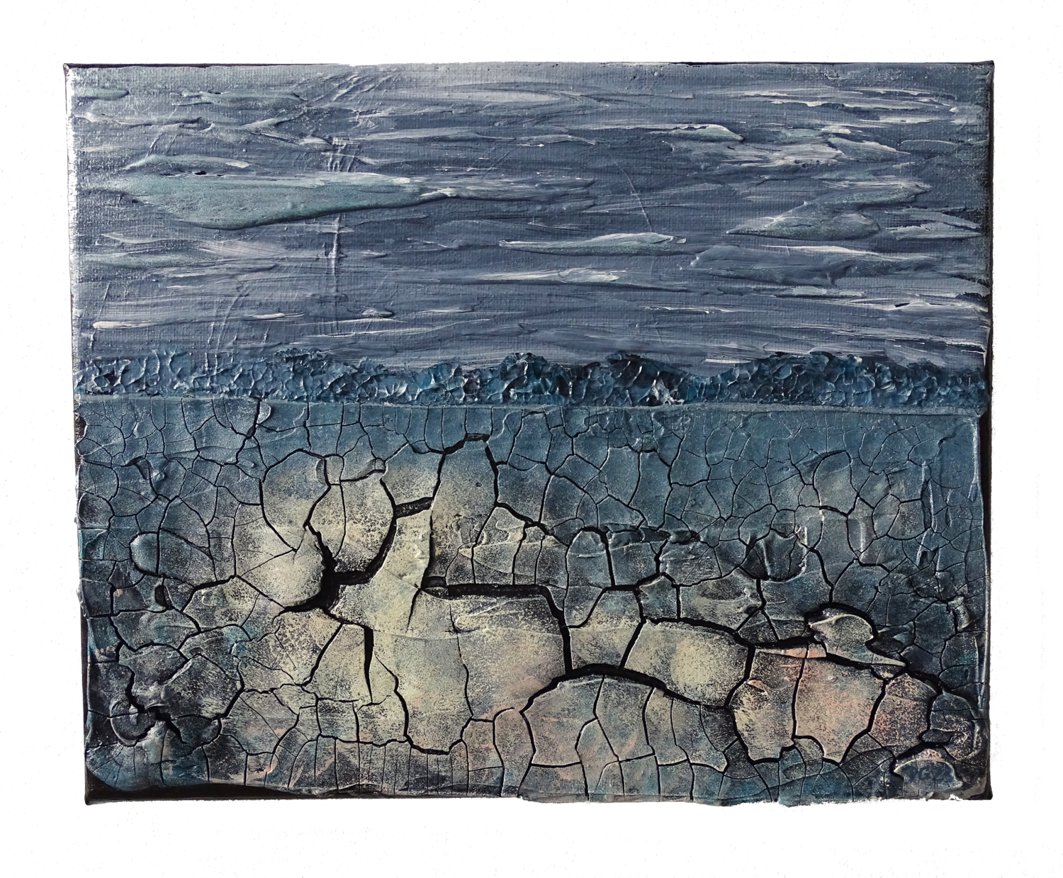 Broken Desert 2 de Doreen Gehrke (2023): Pintura Acrílico, Polvo de ...