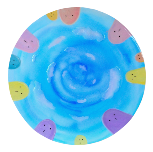 Inside out window triptych (2 chapter) by Maria Danilenko (2024) : Painting Acrylic, Resin on ...