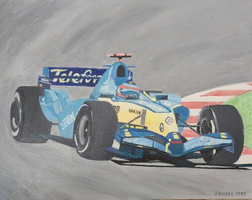 Renault F1 Fernando Alonso. Año 2005.Campeon del mundo. by José Báidez ...