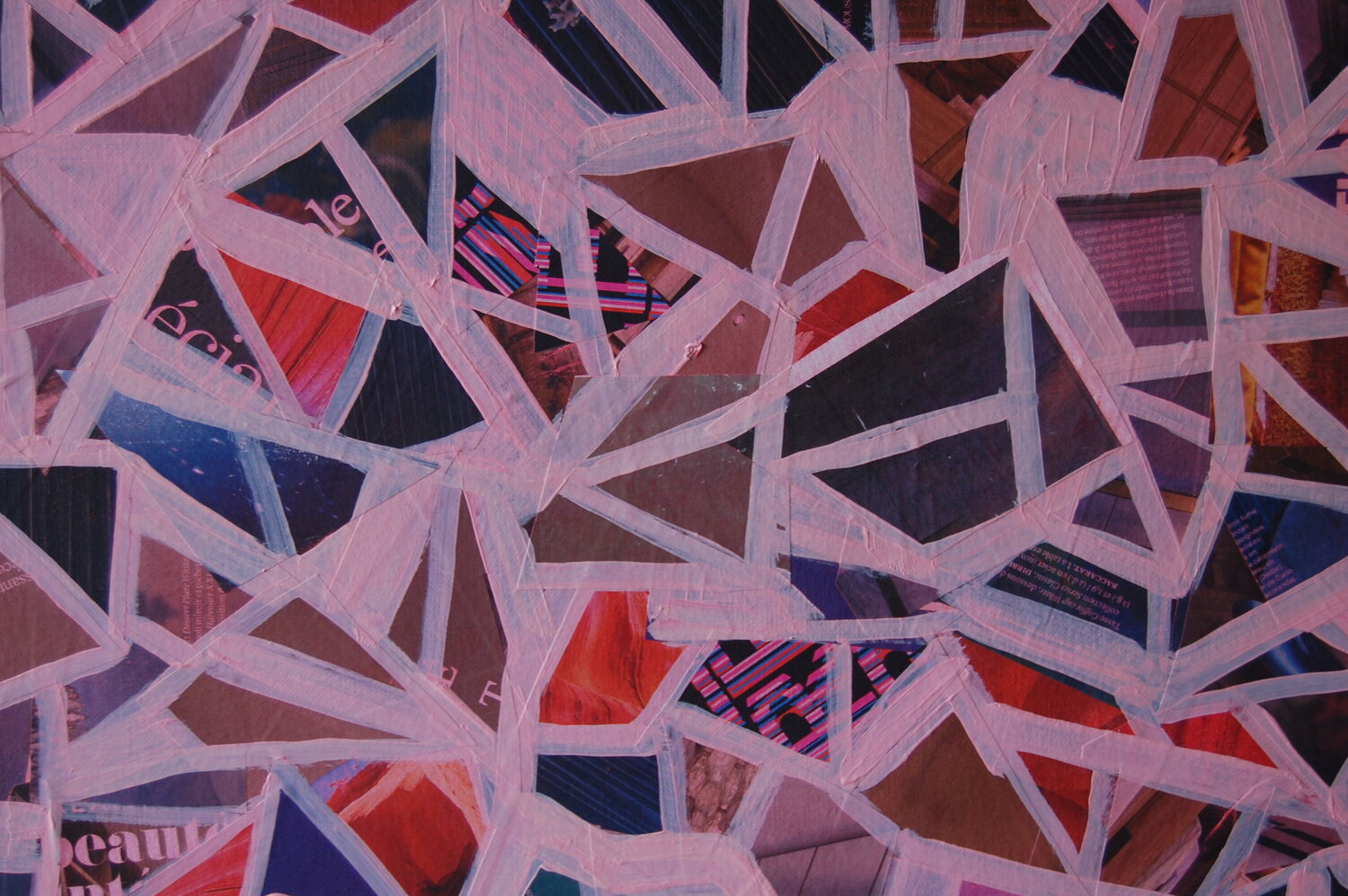 UTOPIA XII by JACQUES LACOURREGE (2026) : Painting Acrylic, Collage on ...