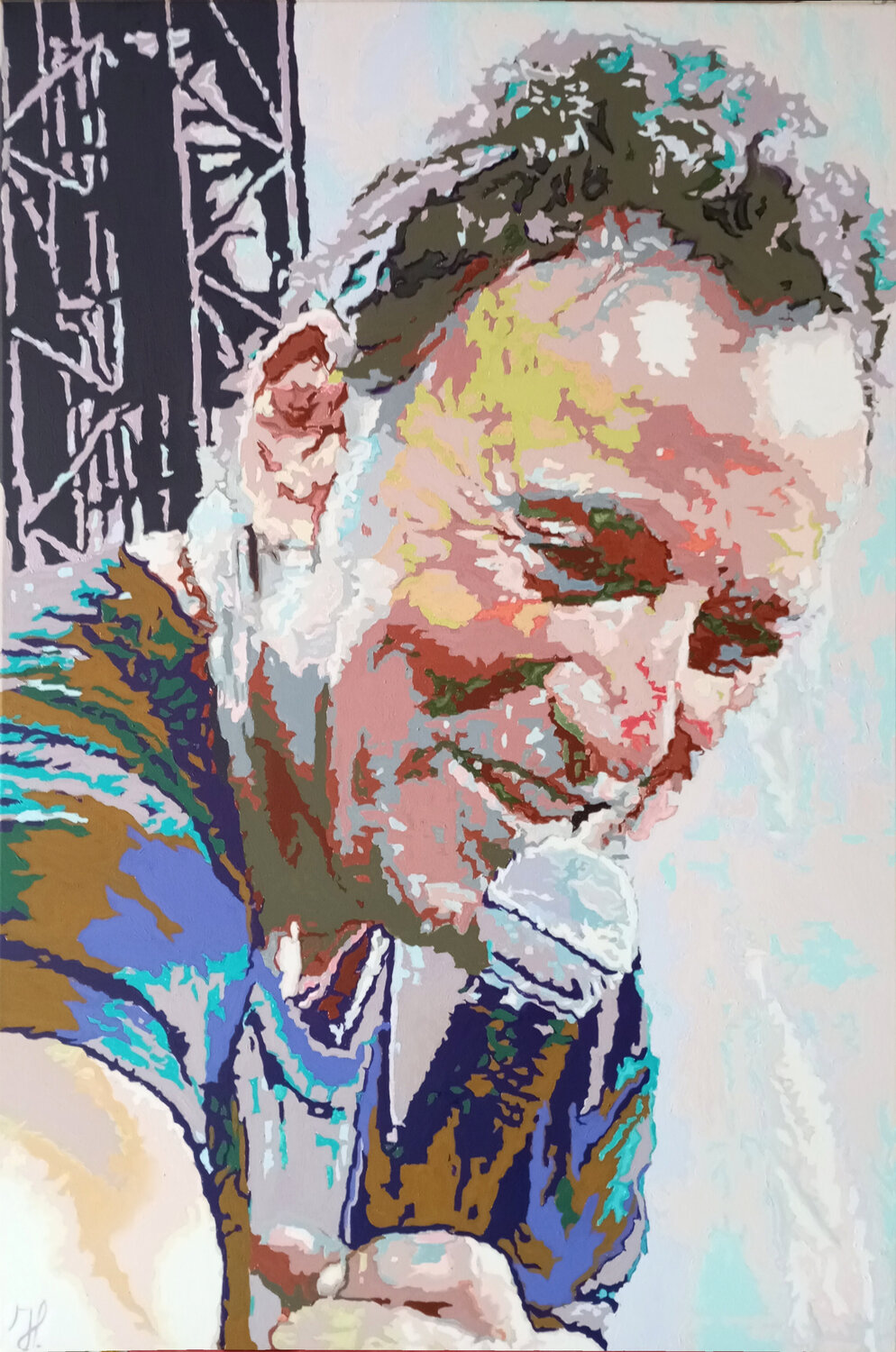 Bruce "Le Boss" Springsteen. by Hans Veltman (2024) : Painting Oil on ...