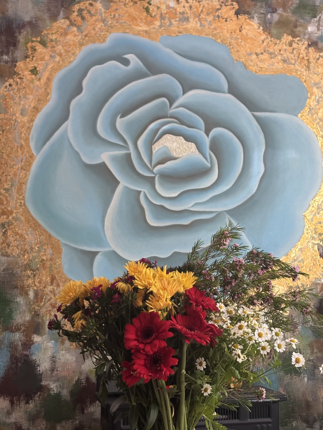 AWAKEN ROSE de Nirvanah Rose (2011): Pintura Óleo en Lienzo - Singulart