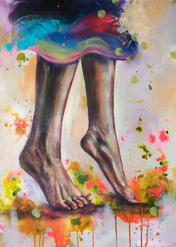 Walking Your Way by Nicolette van den Hadelkamp (2022) : Painting ...