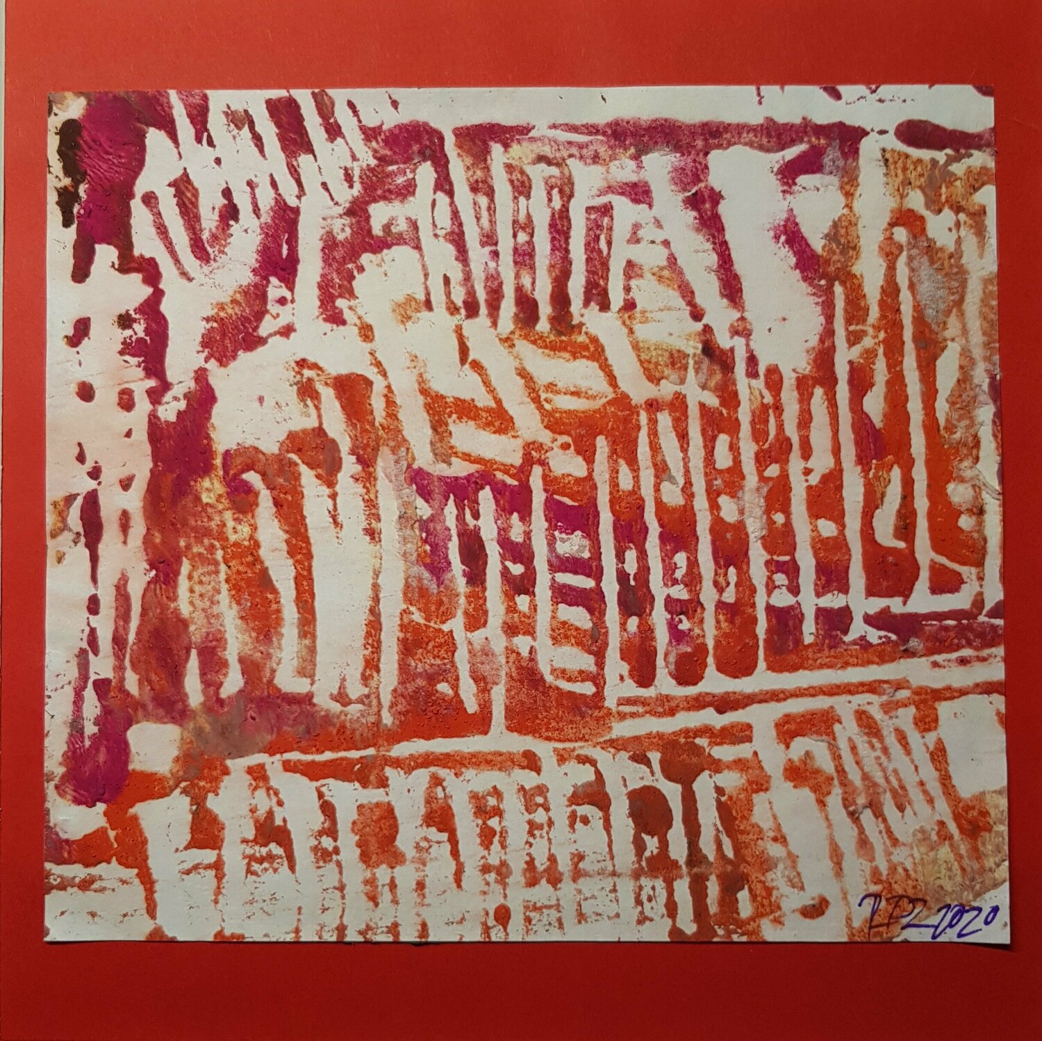 Stadtplan by Renate Pribert-Zimny (2020) : Work on Paper Acrylic on ...