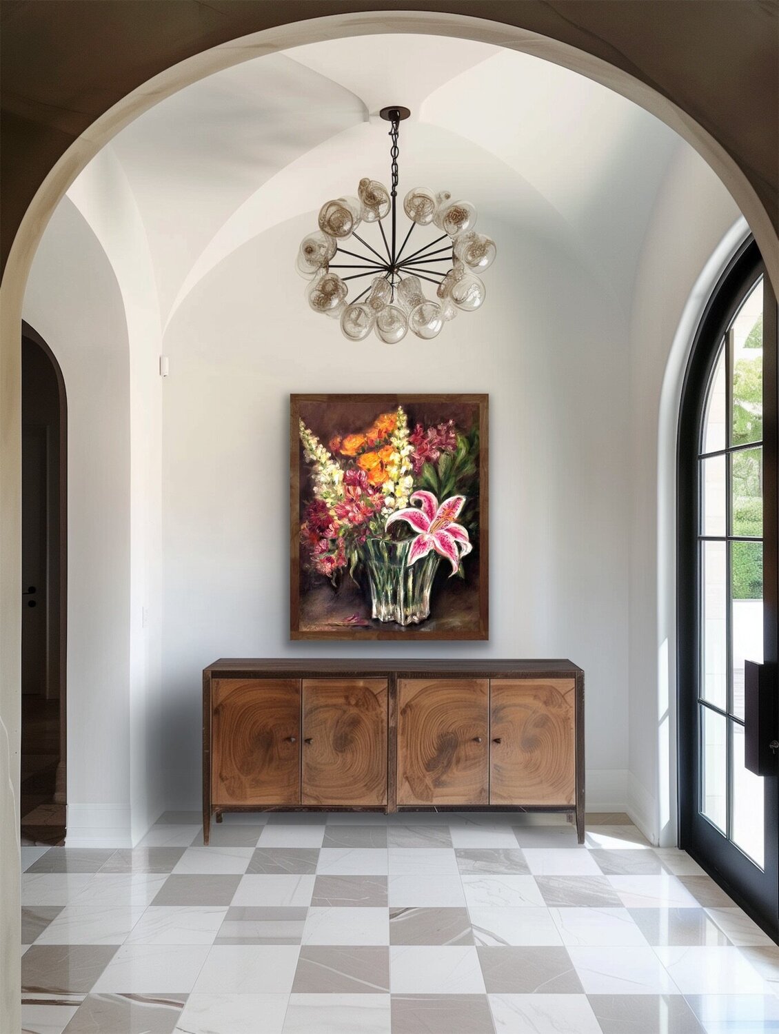 STAR GAZER LILY by LYNDA RYMER (2000) : Print Giclée print on Canvas ...