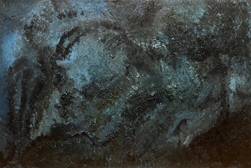 Divine Clash by Eleonora Gotti (2023) : Painting Oil on Canvas - Singulart