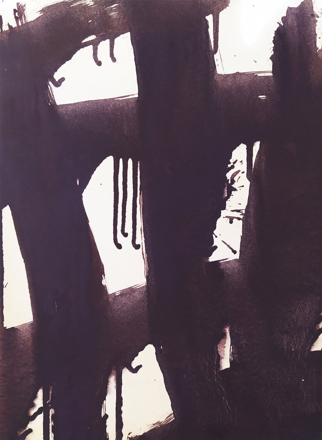 Sin título nº2059 de Toni Riera (2014) : Peinture Huile sur Papier ...