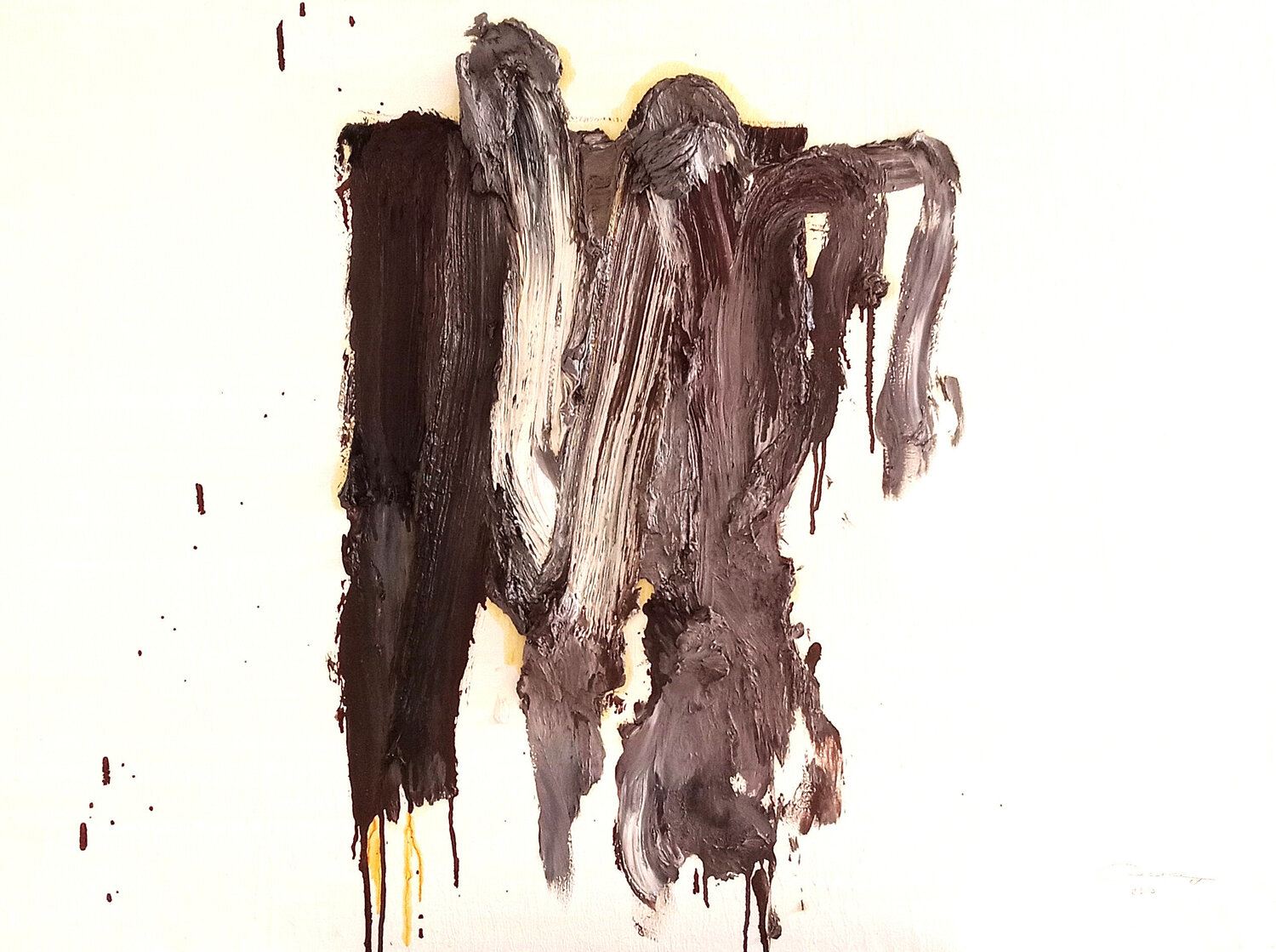 Sin Título nº2350 von Toni Riera (2024): Malerei Öl auf Leinwand ...