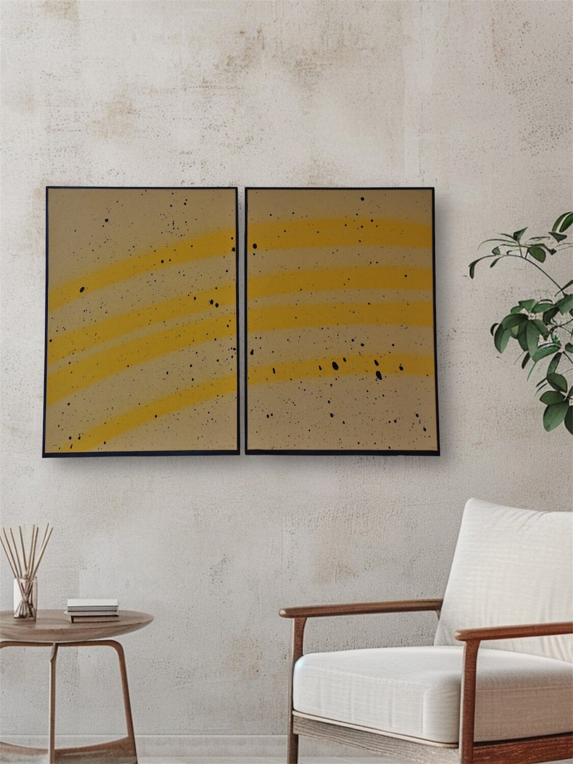 das Duo von Gernot Eisnecker (2006): Malerei Lack auf Synthetische ...