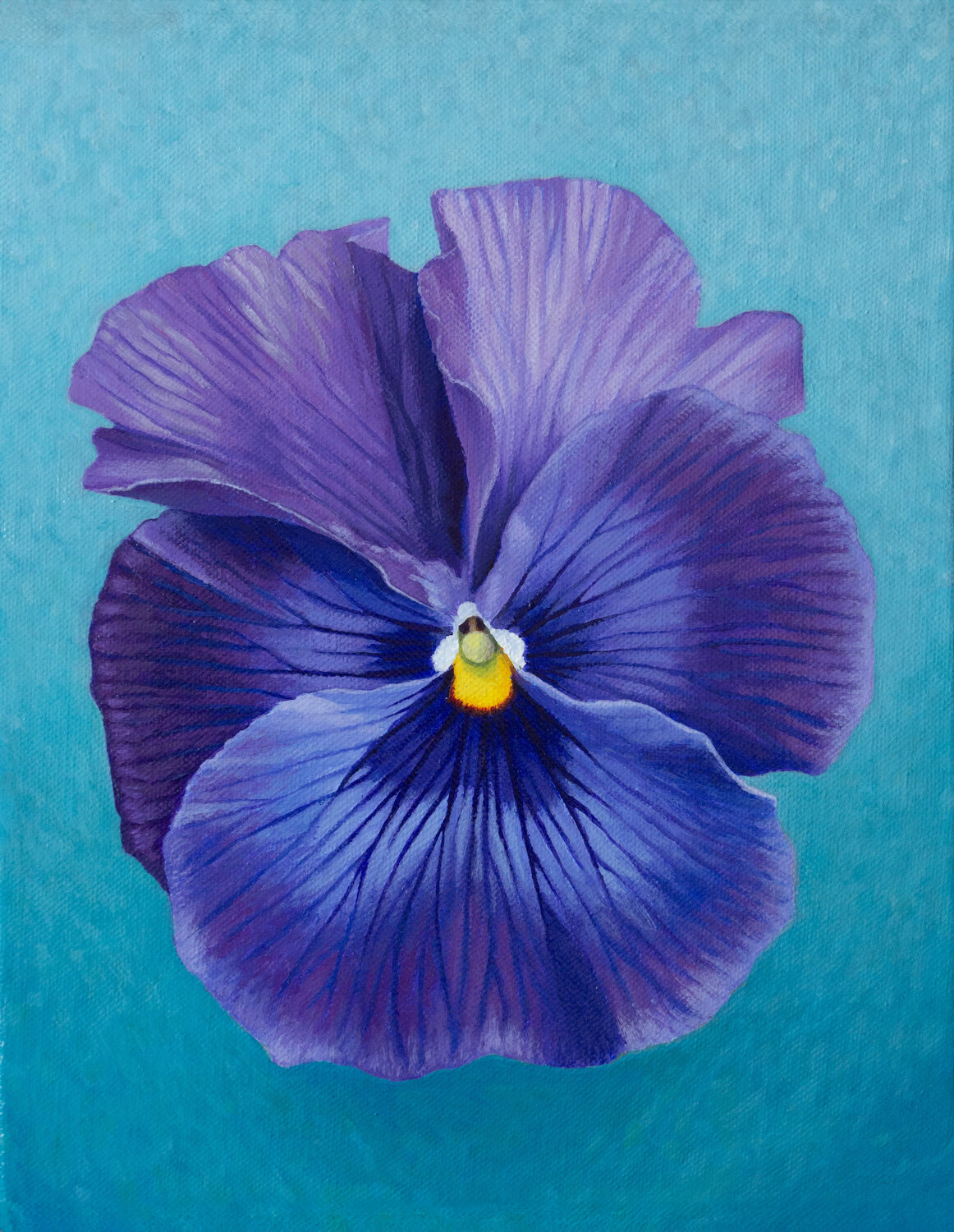 Little Pansy de Mariya McAllister (2024) : Peinture Acrylique sur Toile ...
