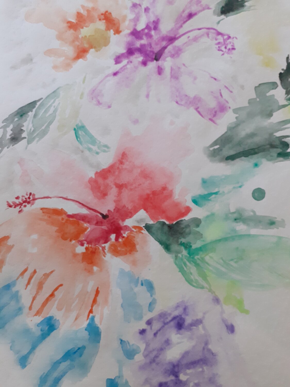 Garden di Marica Raineri (2024): Pittura a Acquarello su Carta - Singulart