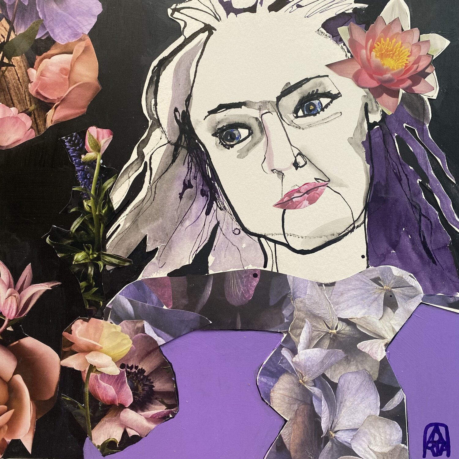 Thinking Of You de Adria Becker (2025) : Autres supports Collage sur ...