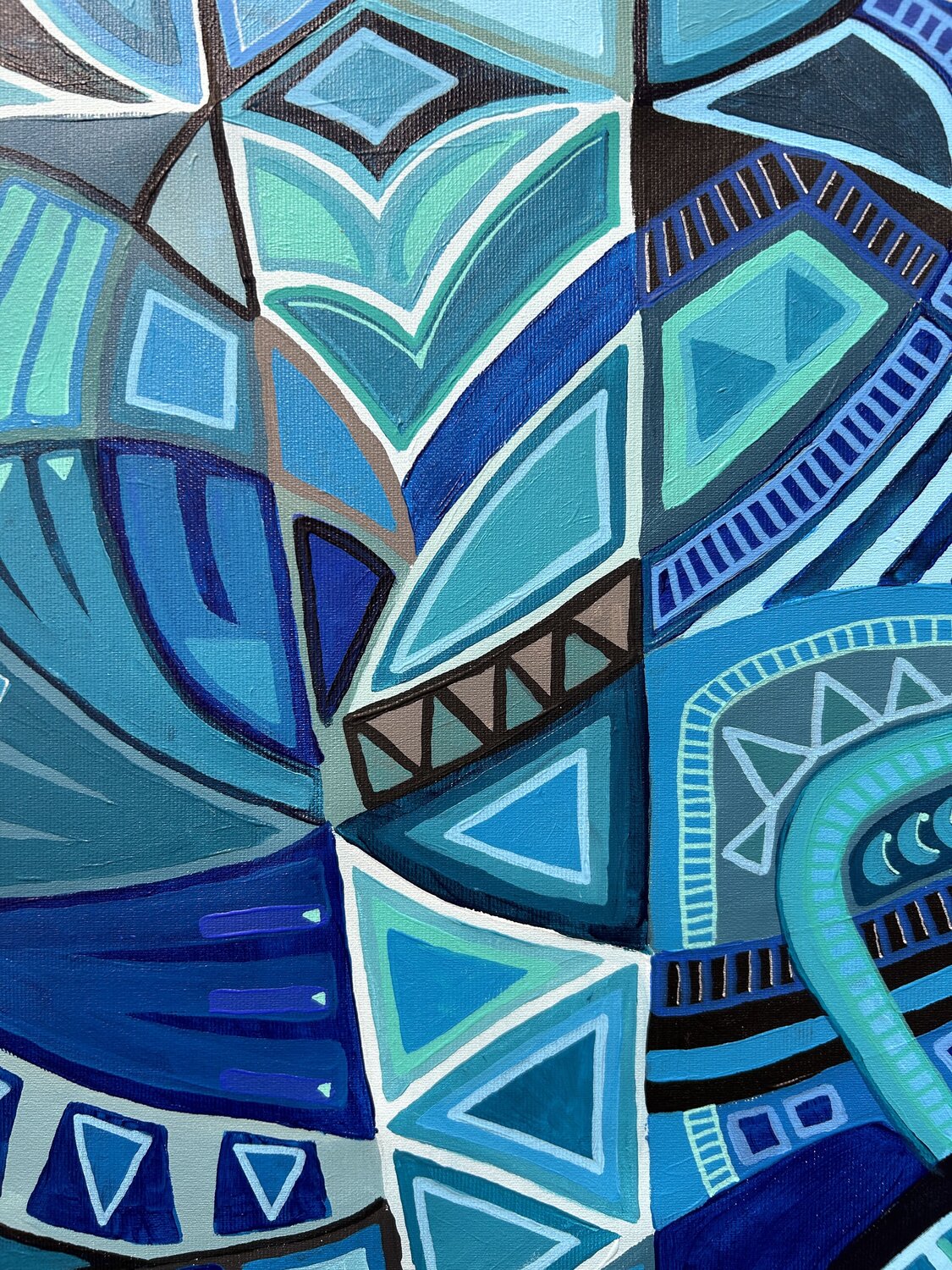 Nowhere to Move by Samantha Malone (2024) : Painting Acrylic on Canvas ...