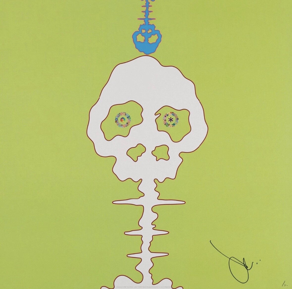 Time Bokan Dokuro Green (Ka… by Takashi Murakami – SINGULART