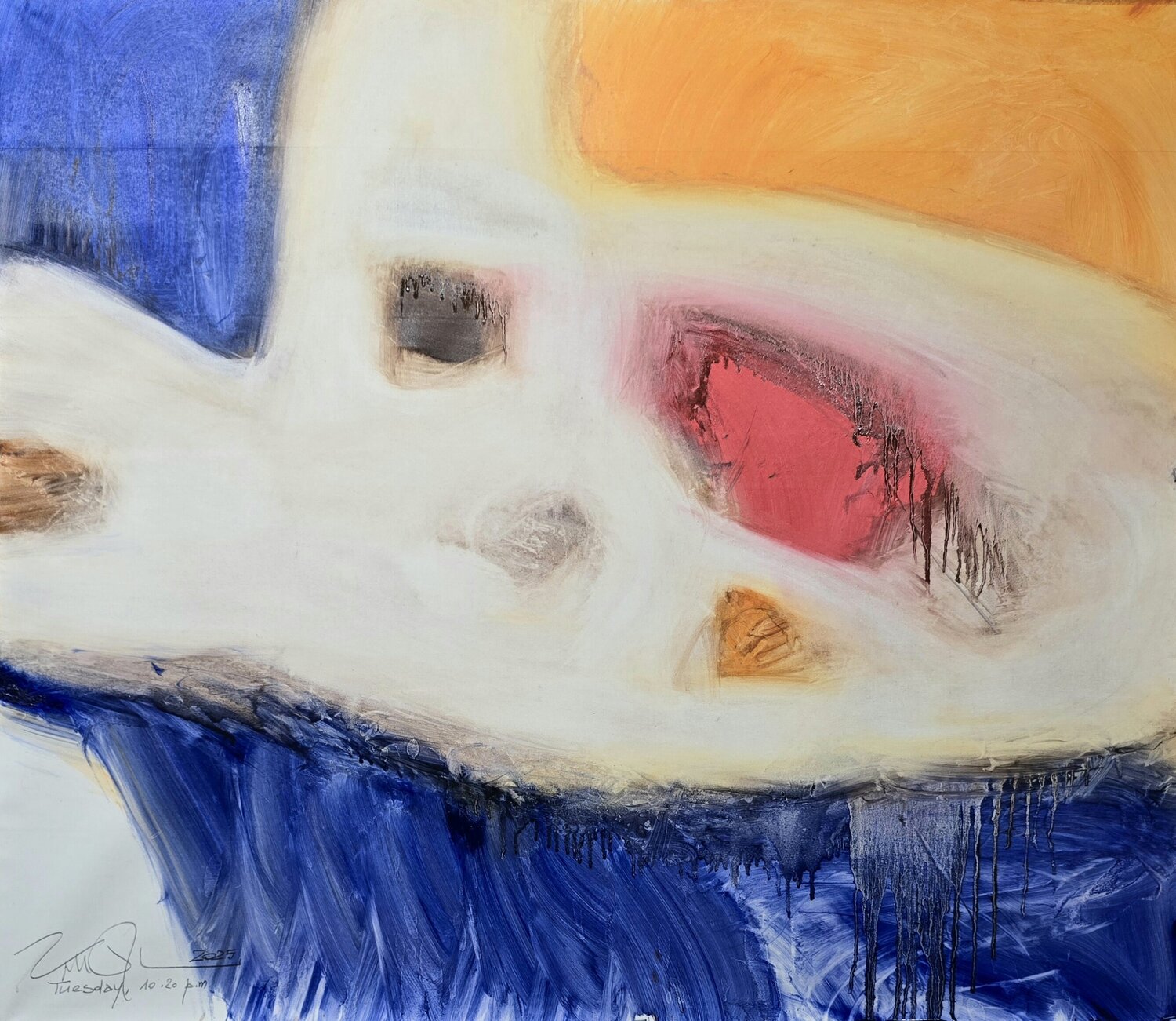 Tuesday, 10.20 p.m. by Vittorio Alberto Roberto (2025) : Painting Oil ...