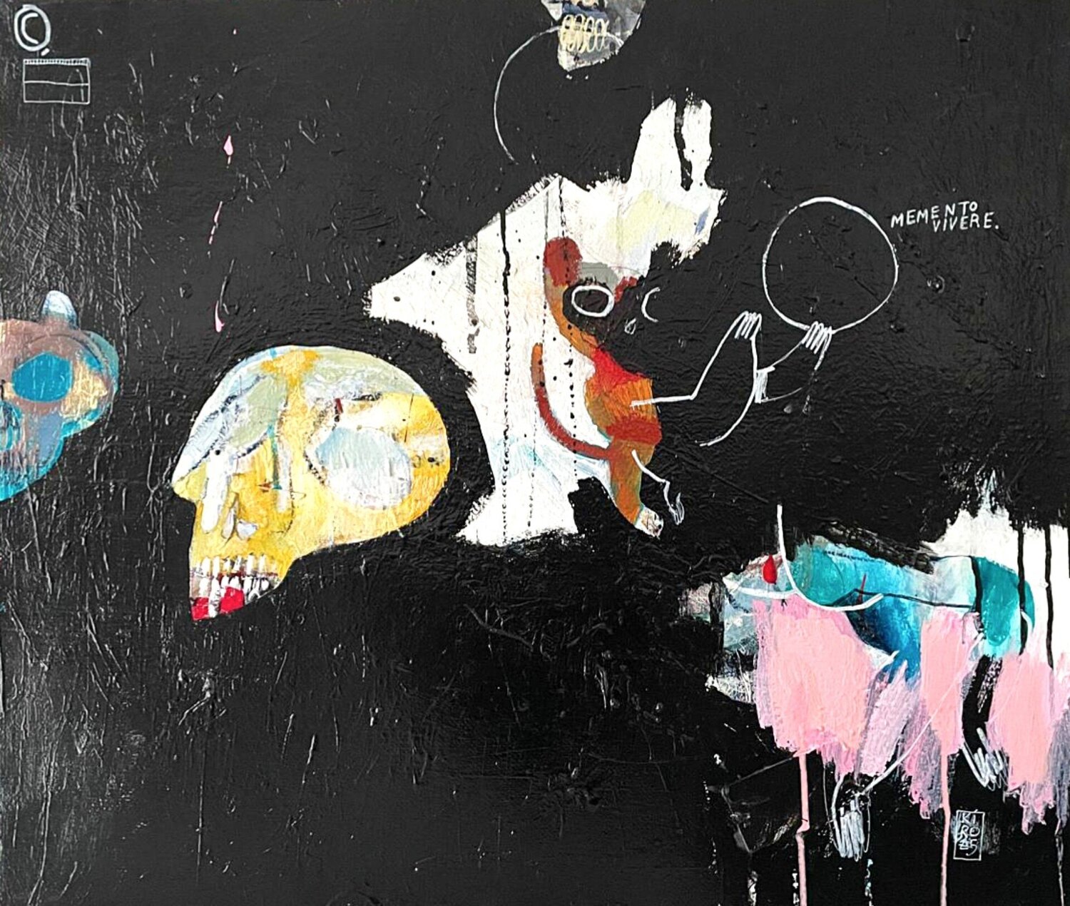 Memento Vivere de Gabriele Poidomani (2025): Pintura Acrílico en Lienzo ...