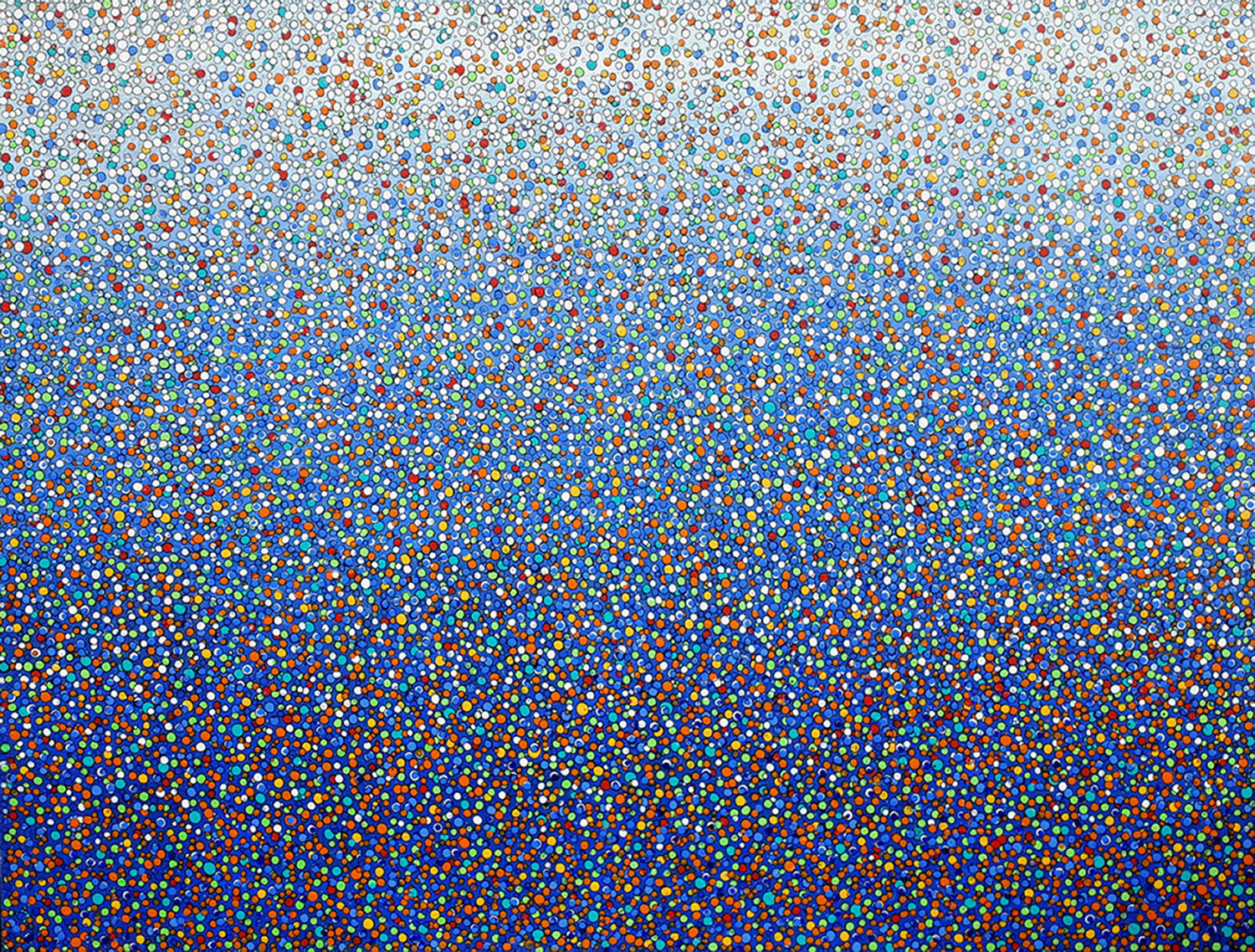 Ins Helle by Friedhard Meyer (2024) : Painting Acrylic on Canvas ...