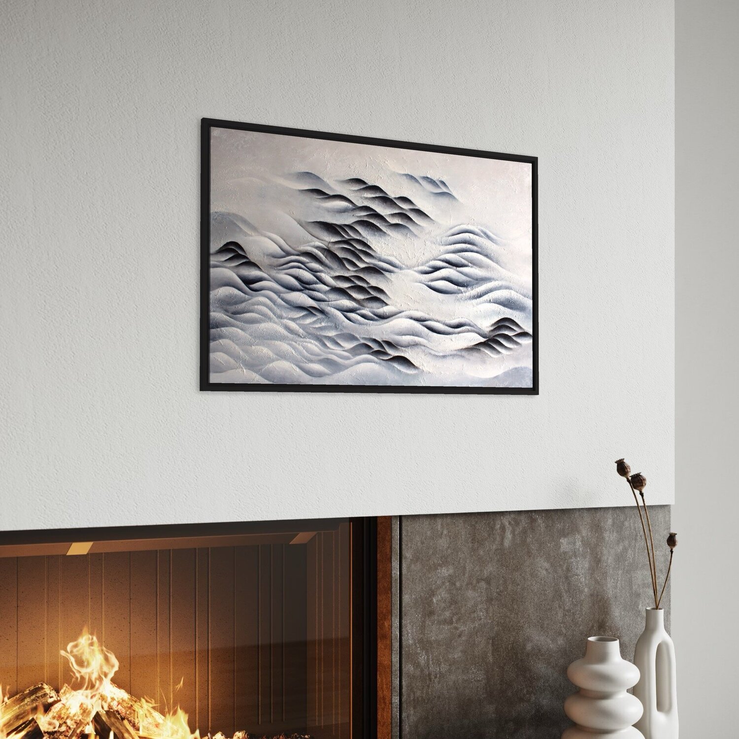 Floating in light by Francesca Borgo (2023) : Painting Acrylic, Resin ...