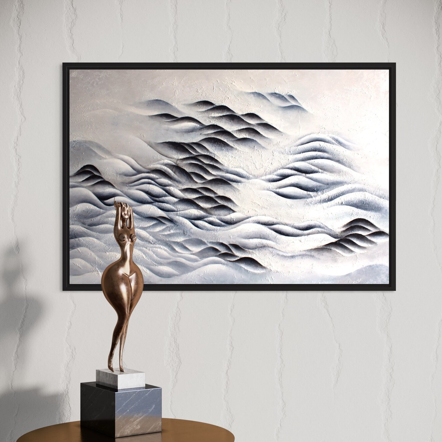 Floating in light by Francesca Borgo (2023) : Painting Acrylic, Resin ...