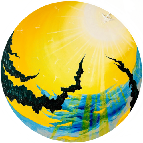 Journey to Eternity No.4 by JU HEE PARK (2023) : Painting Oil on Canvas ...