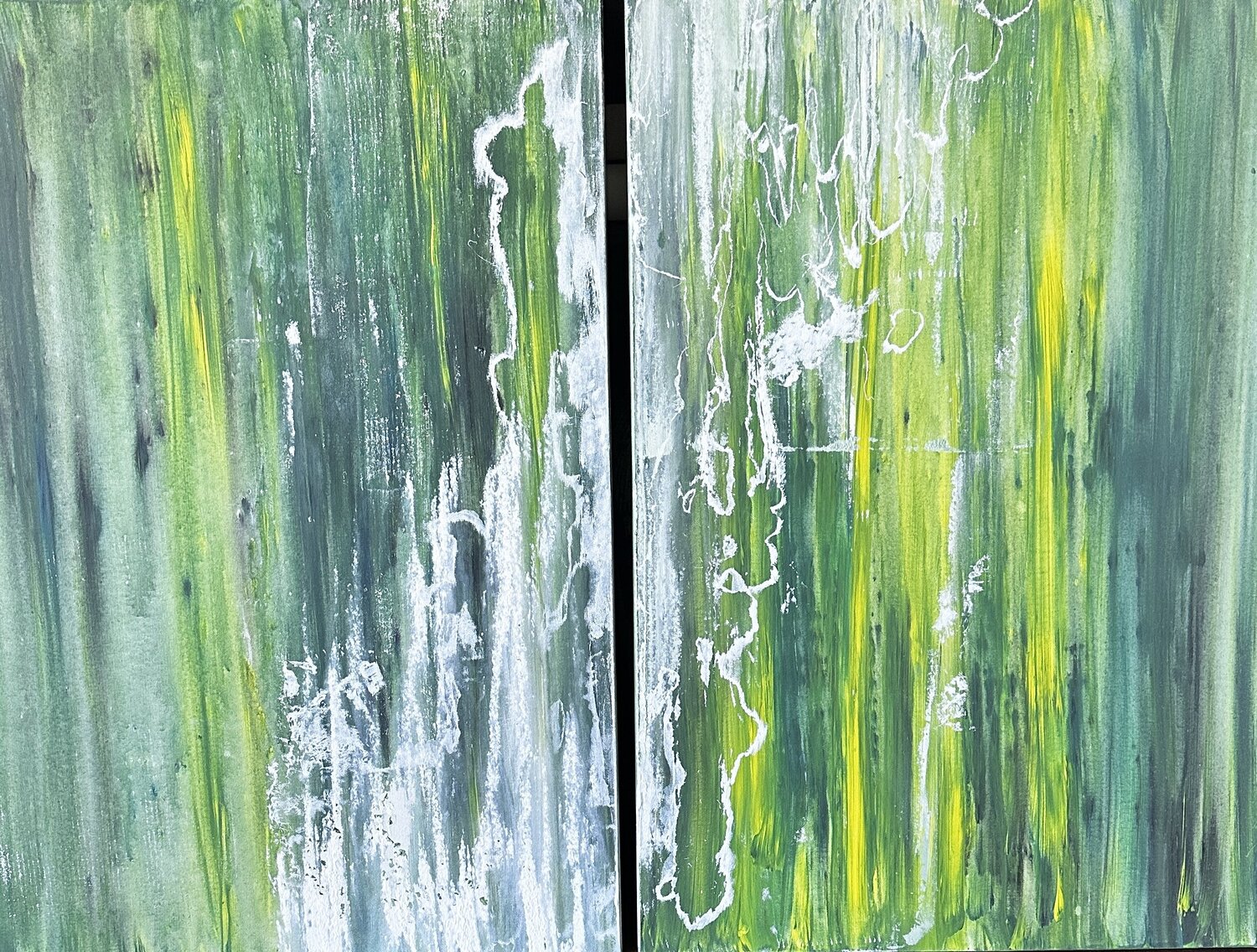 Unexpected bliss (Set of 2) von Shannon Louis (2025): Malerei Acryl ...