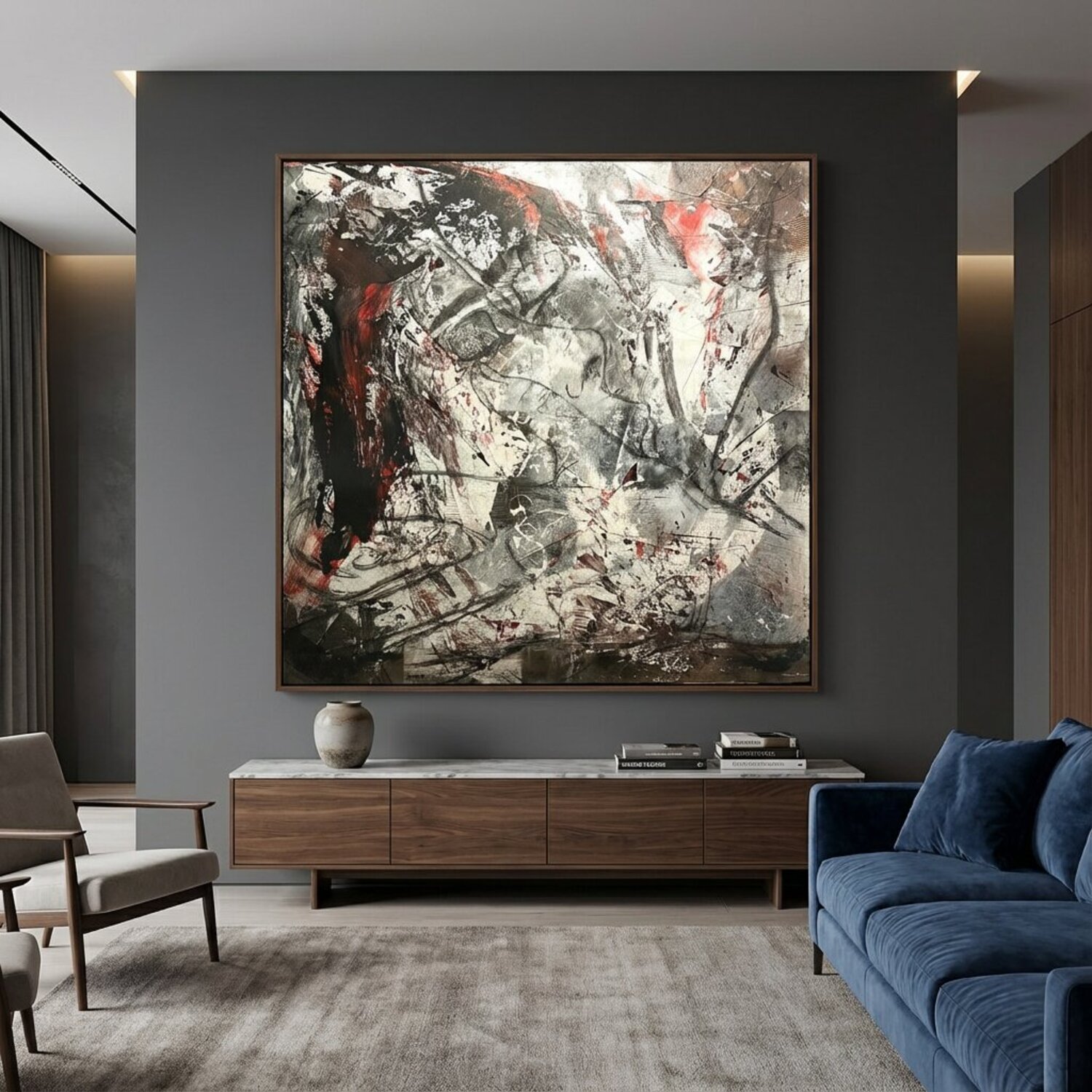 Fuego by Cristóbal Corbeaux (2025) : Painting Acrylic, Charcoal on ...